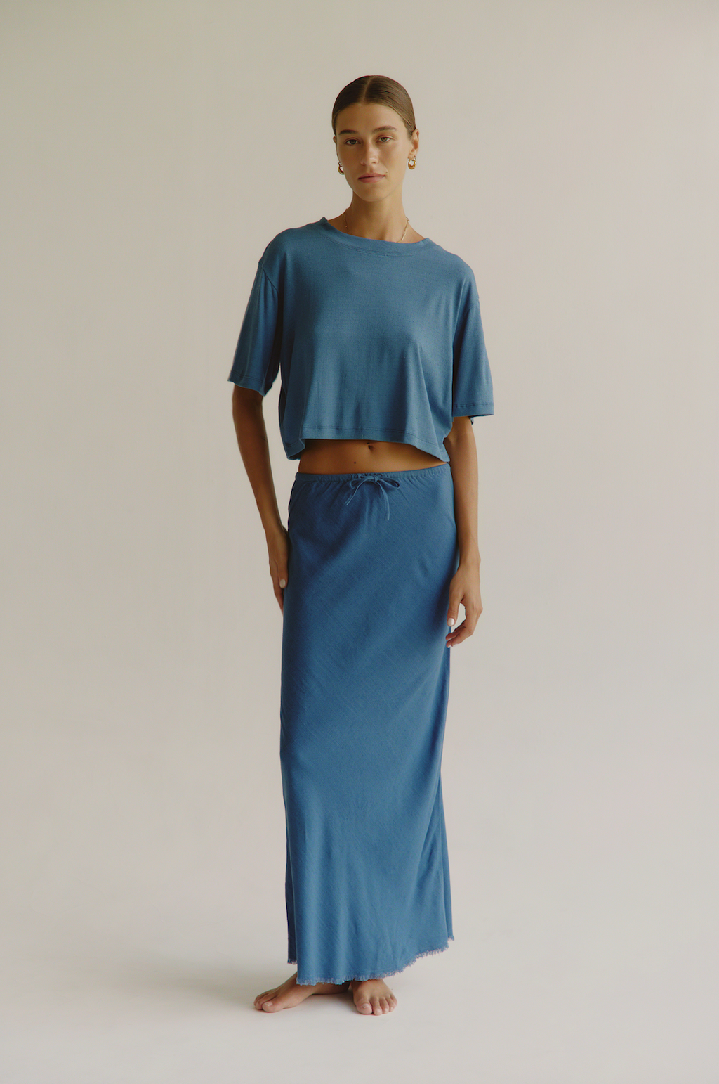 ADENA SKIRT - Viscose Linen – Gillia Clothing